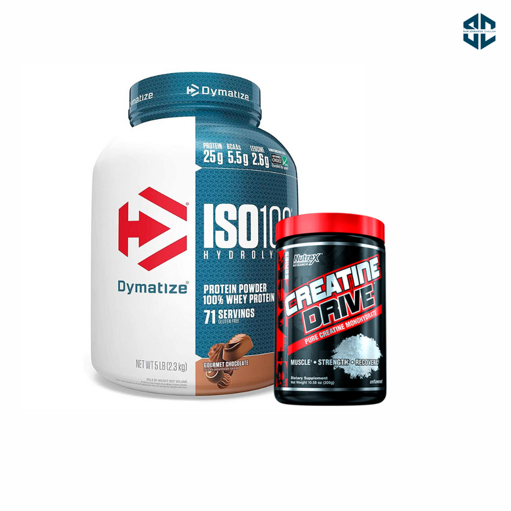 Pack Proteína ISO 100 5 LB + Creatina 300 g – Suplementos Chillán